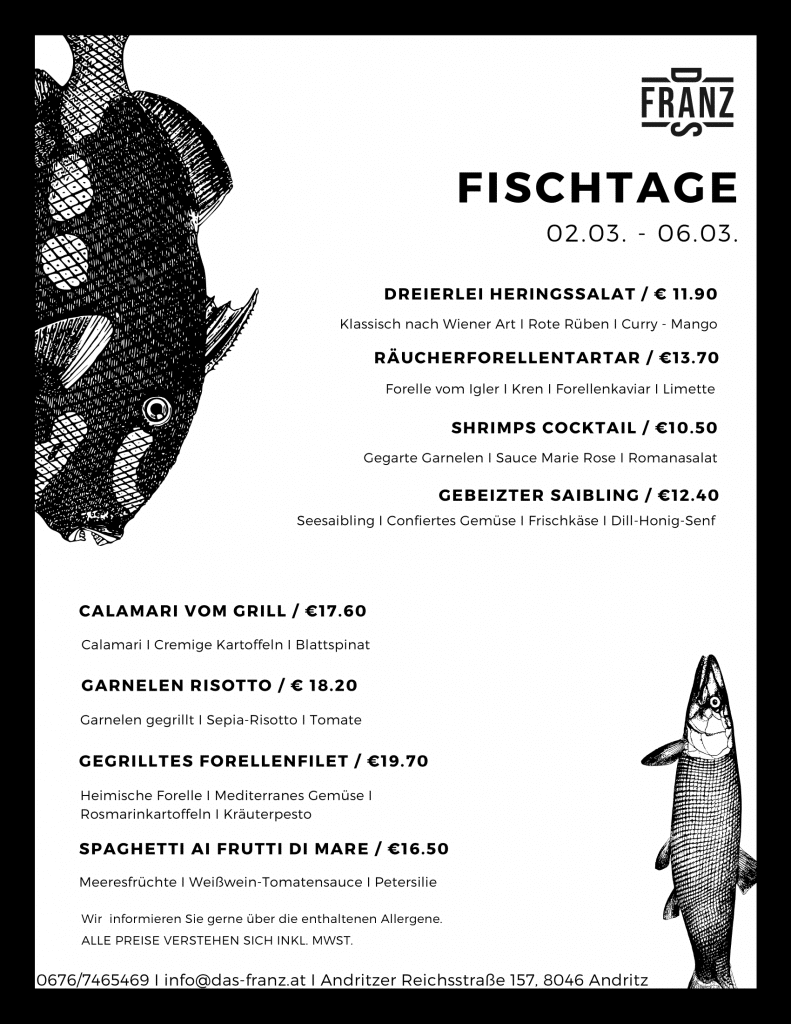 Unser Angebot – Das Franz